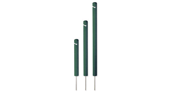12" Recycled Plastic Round Rope Stake With Spike-Green SG38160 - PGM.no