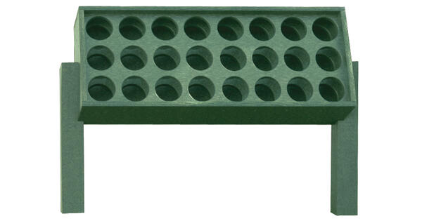 24 Bottle Divot Mix Rack-Green SG200130GN - PGM.no